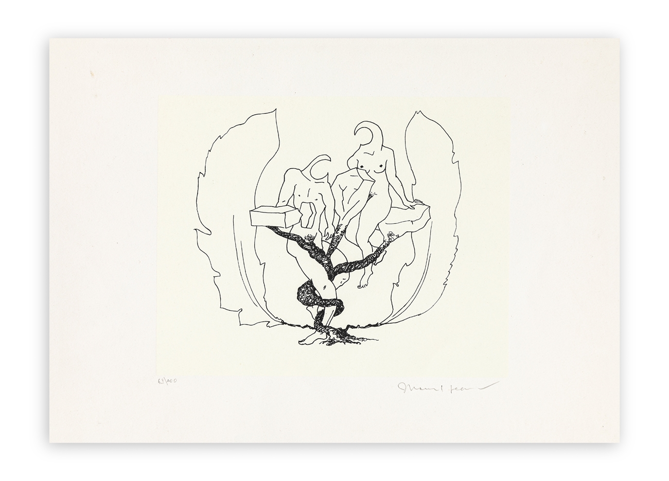 Marcel Jean | Lotto unico di 2 litografie | MutualArt