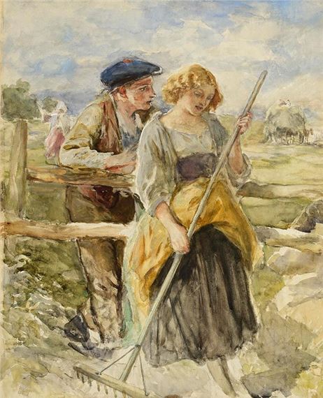 Francis William Topham | The Haymakers | MutualArt