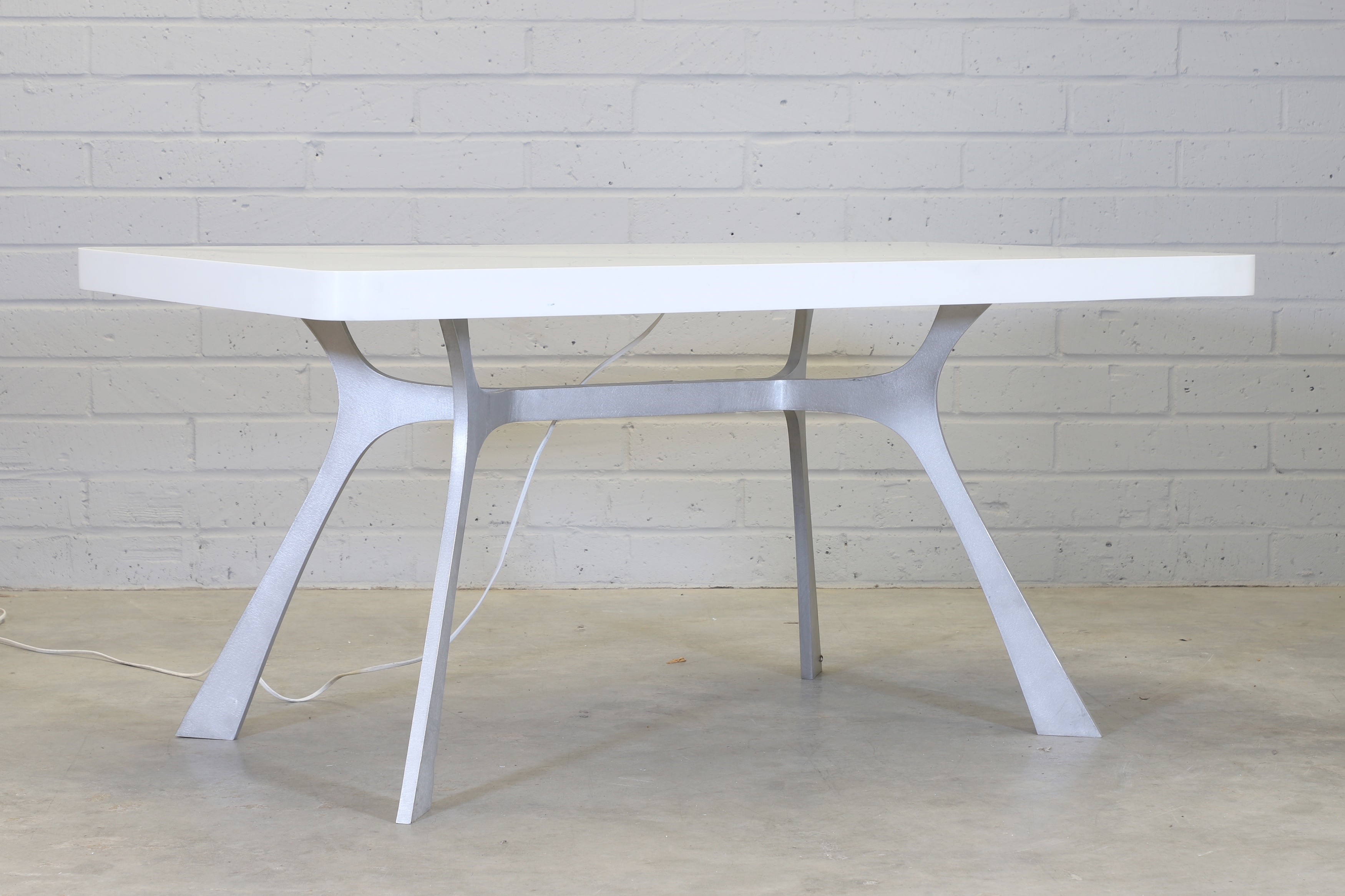 Moritz Waldemeyer | Pong Table 2006 the rectangular Corian top with ...