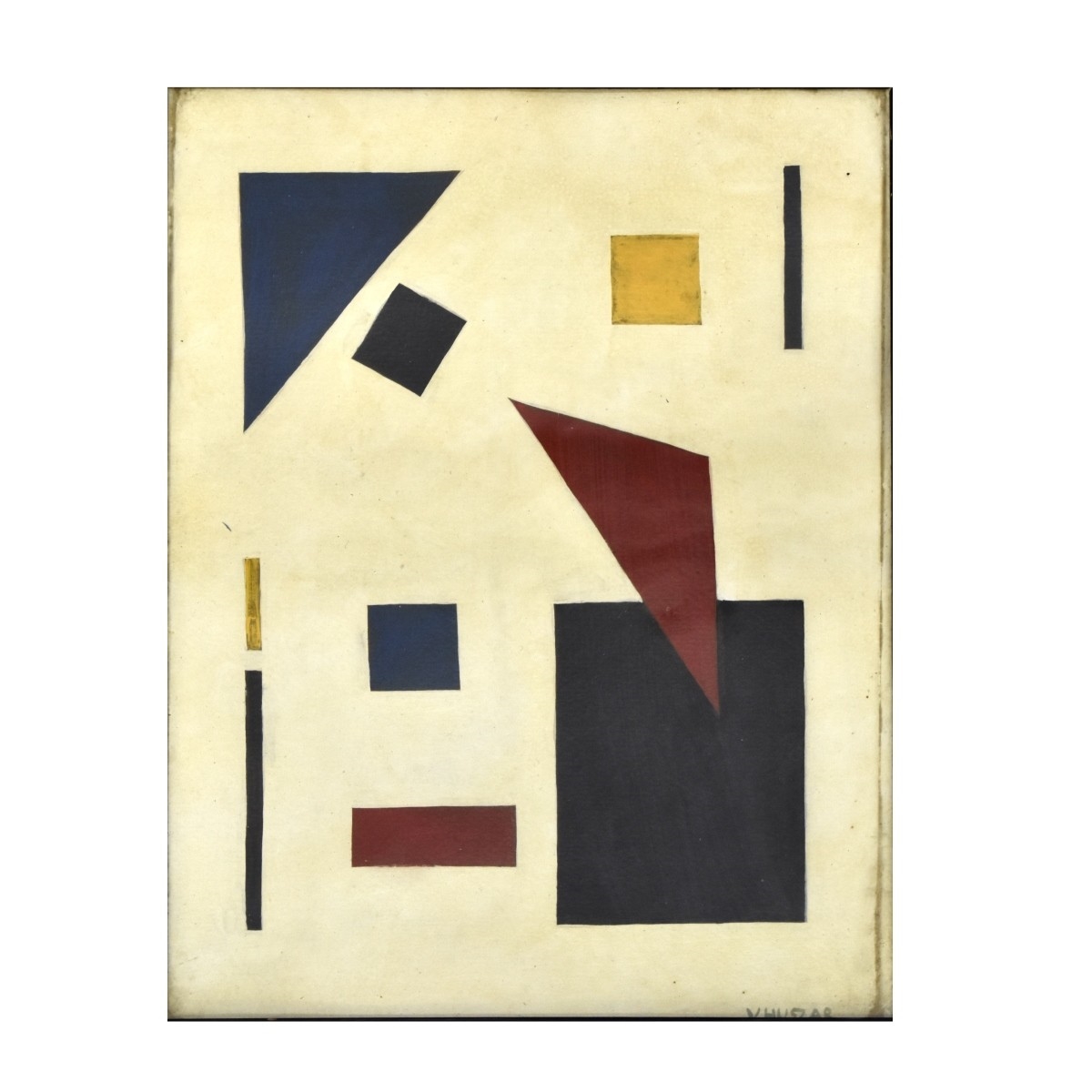 Vilmos Huszár | Geometric Pattern (1912) | MutualArt