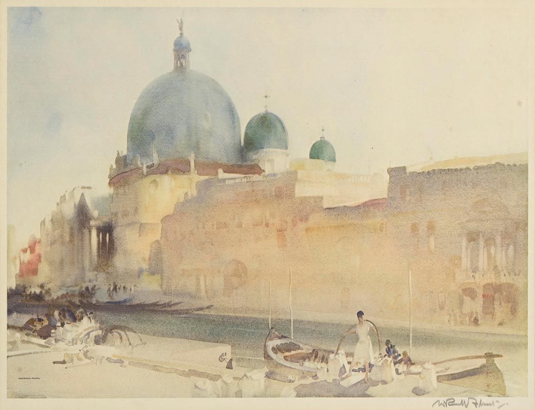 William Russell Flint | the damsel and the saracen knight | MutualArt