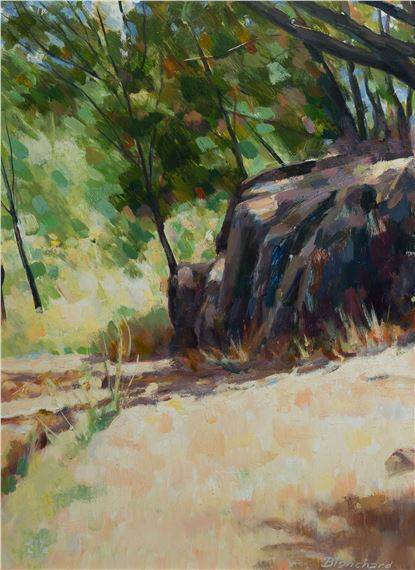 Brian Blanchard | Path by Rocks and Trees | MutualArt