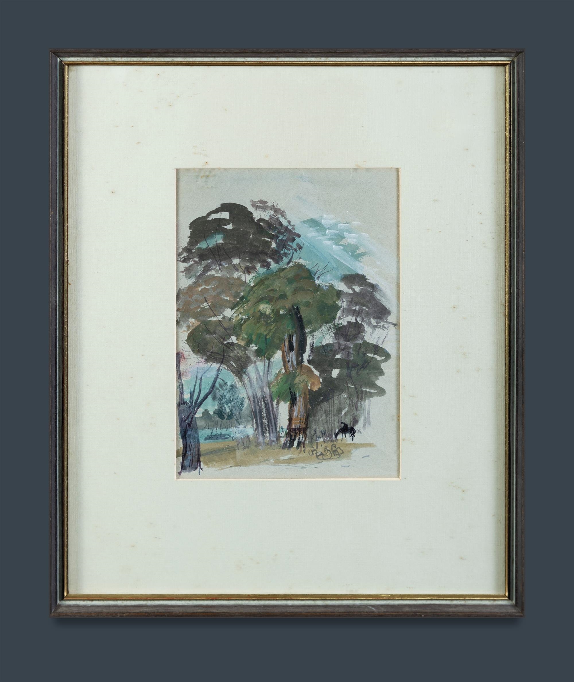 William Dobell | Stand of Trees by Water | MutualArt