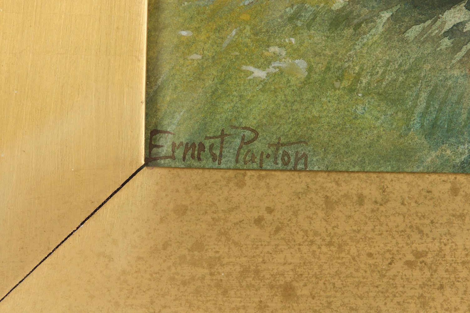 Ernest Parton | THE OLD STONE BRIDGE | MutualArt