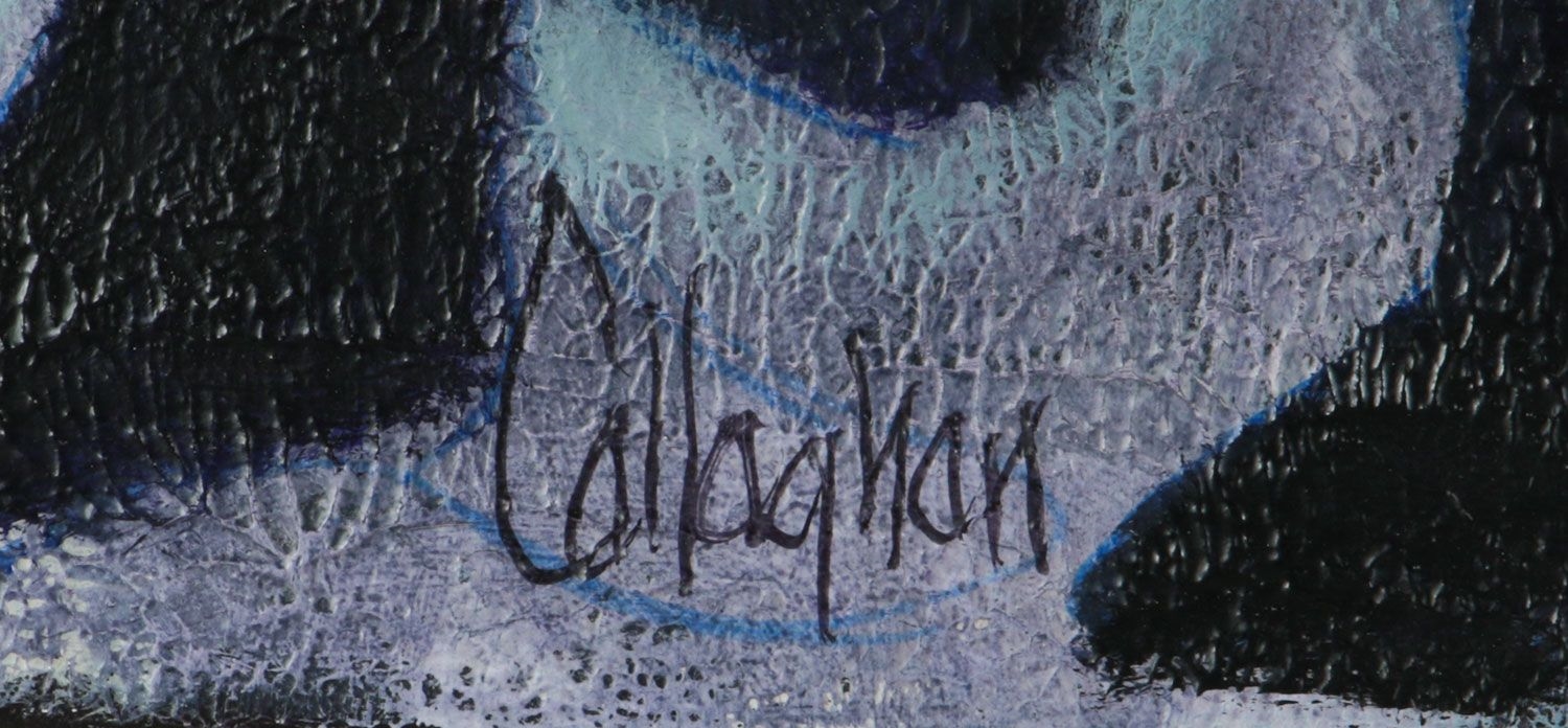 George Callaghan | THREE DANCERS IN BLUE | MutualArt