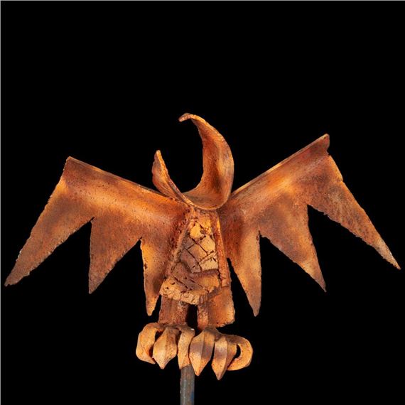 George Wyllie | SCULPTURE OF AN EAGLE (ON TOILET PAPER-LINED PLINTH ...