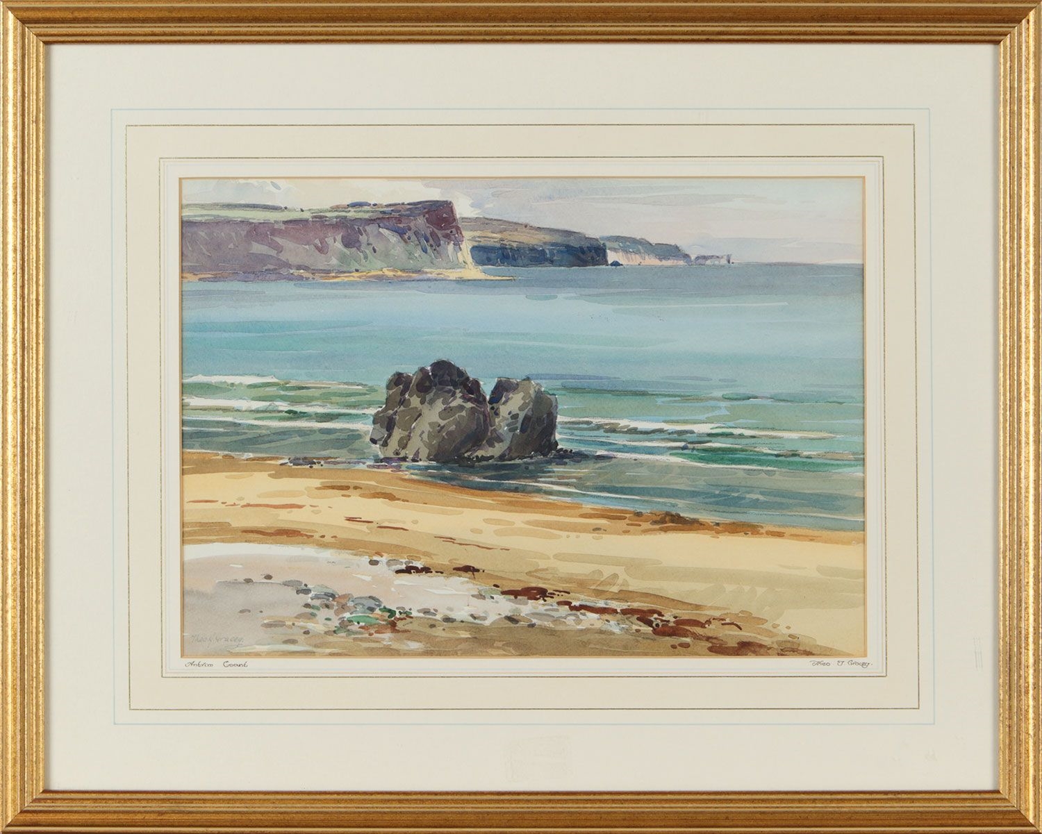 Theodore James Gracey | THE ANTRIM COAST | MutualArt