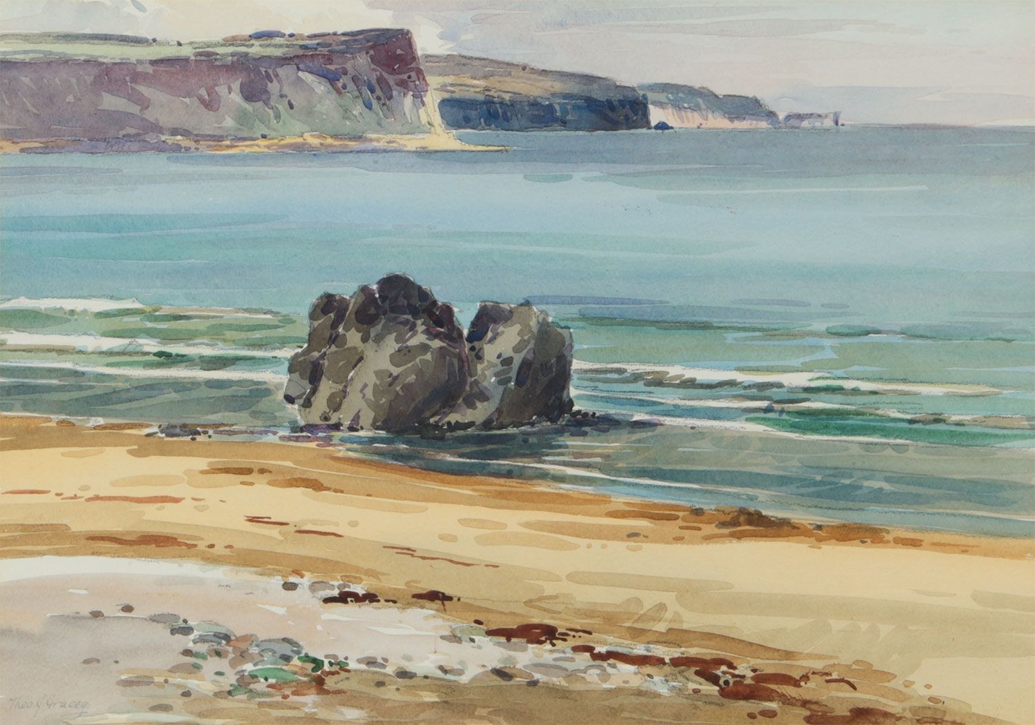 Theodore James Gracey | THE ANTRIM COAST | MutualArt