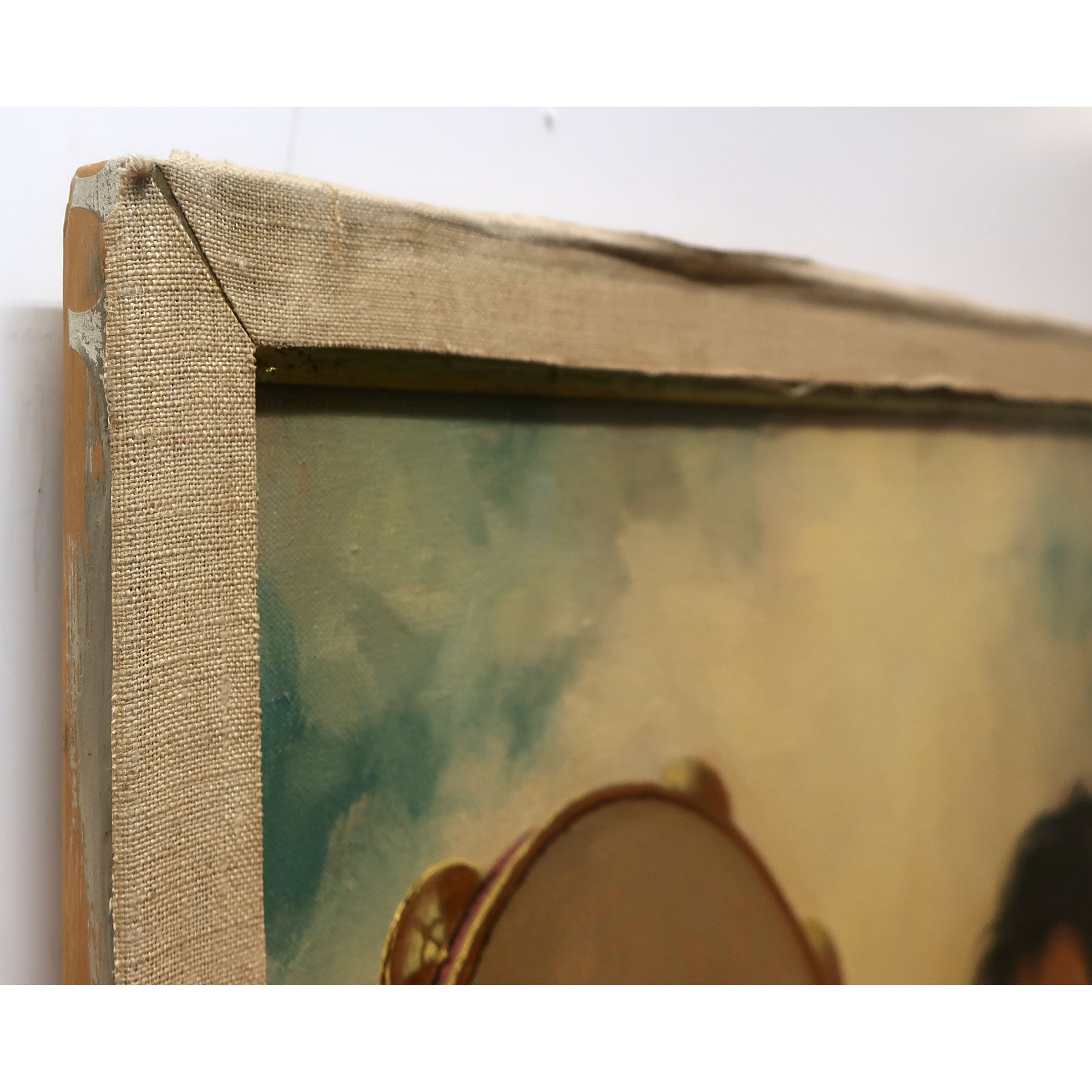 André David | GYPSY GIRL HOLDING TAMBOURINE | MutualArt