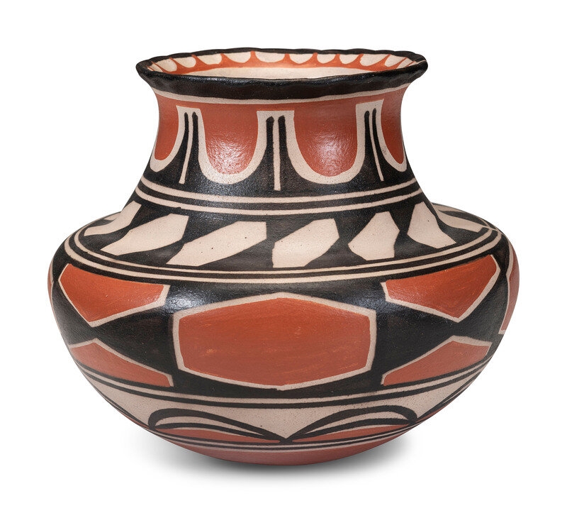 Robert Tenorio | Robert Tenorio (Kewa, b. 1950) Polychrome Pottery Jar ...