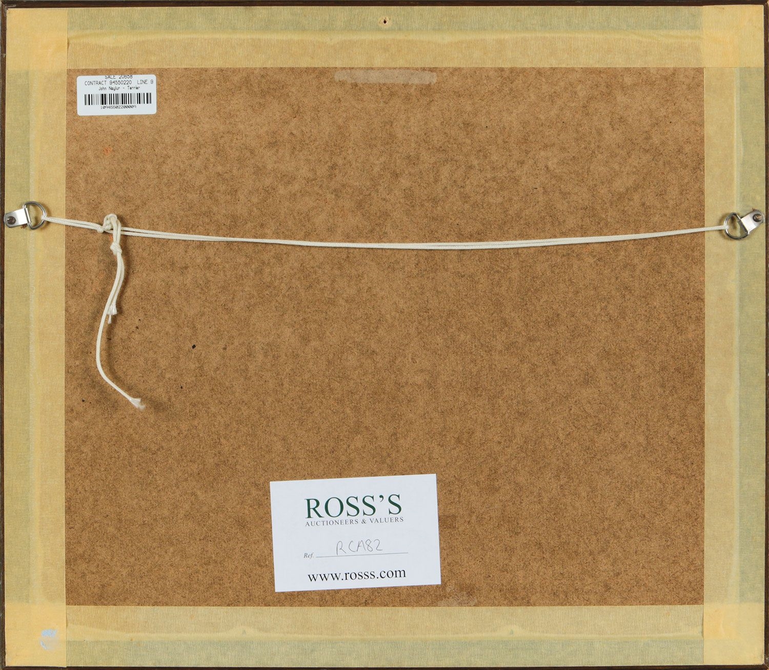 John Naylor | HEAD OF A JACK RUSSELL (1987) | MutualArt