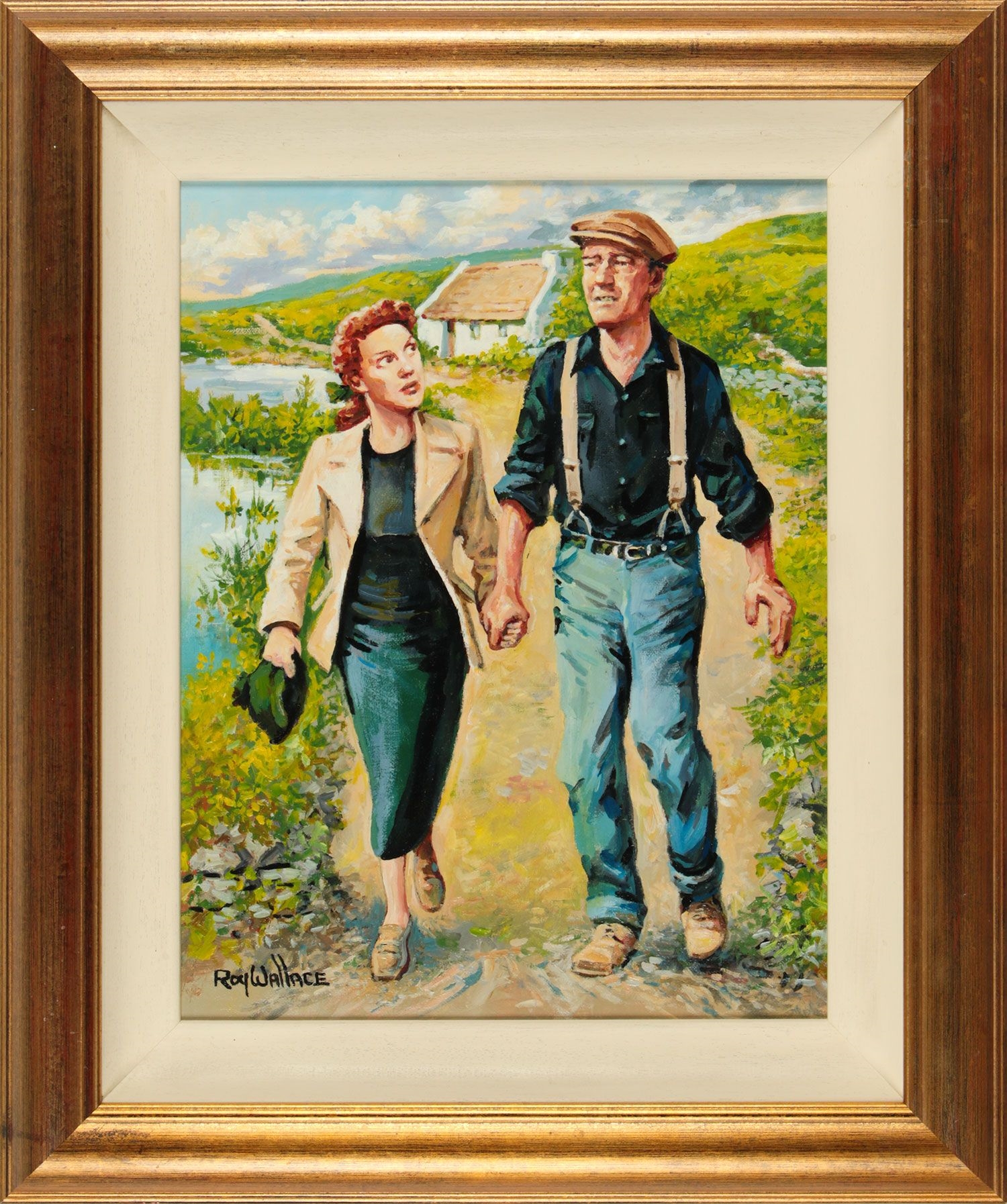 Roy Wallace | JOHN WAYNE & MAUREEN O | MutualArt