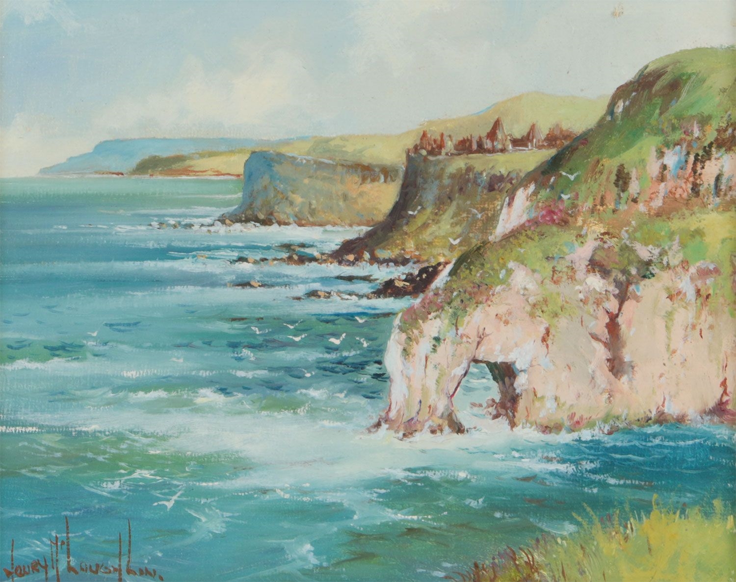Henry Mclauglin | WISHING ARCH & DUNLUCE CASTLE | MutualArt