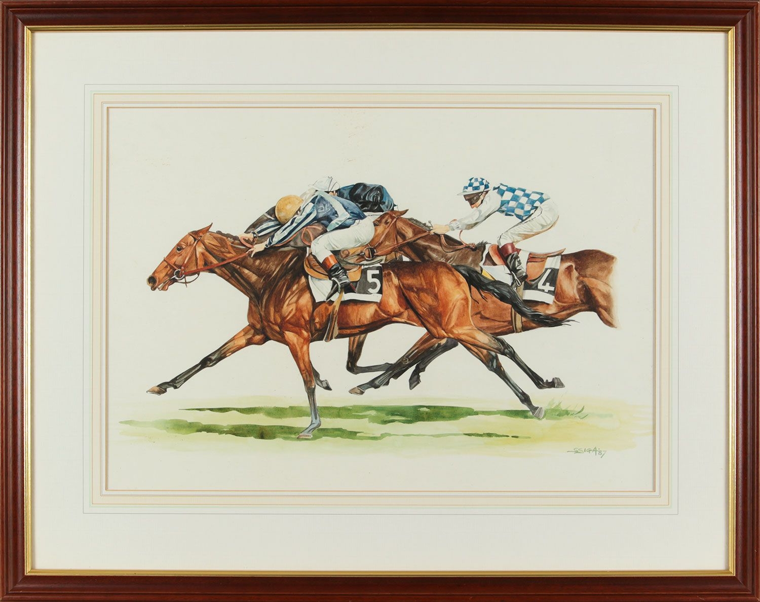 Sabrina Siga | THE FINAL FURLONG (1987) | MutualArt