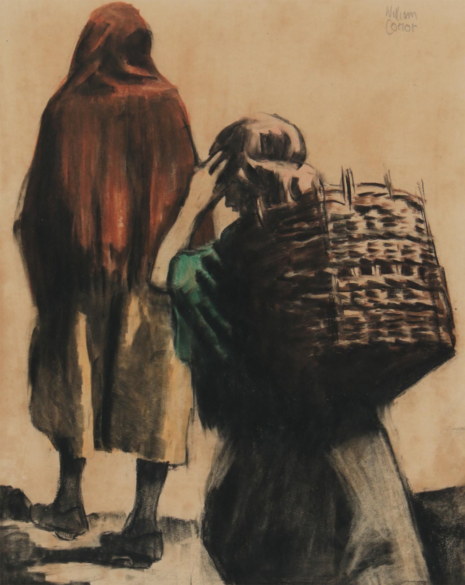William Conor | RETURNING FROM THE BOG | MutualArt