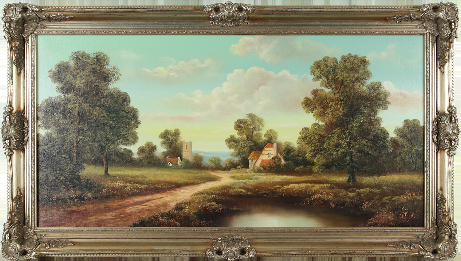 Wendy Reeves | VILLAGE CHURCH IN THE DISTANCE | MutualArt