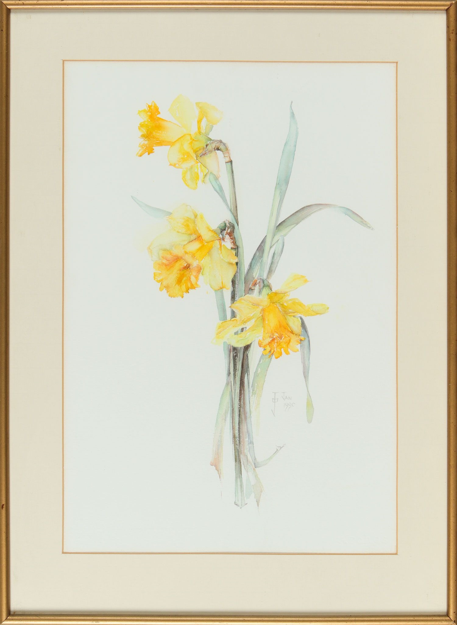 Jo Alexander | STILL LIFE DAFFODILS (1990) | MutualArt