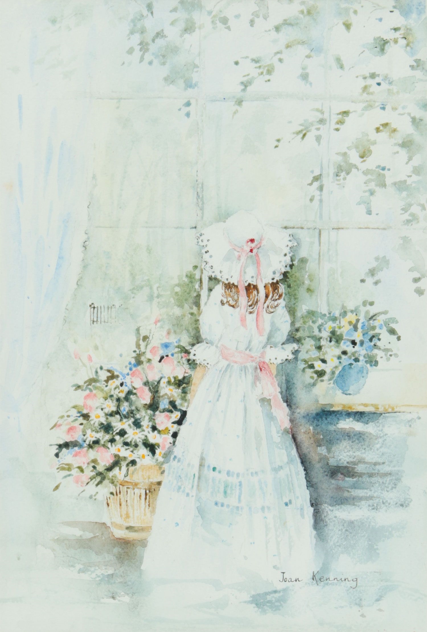 Joan Kenning | GIRL BY A WINDOW | MutualArt