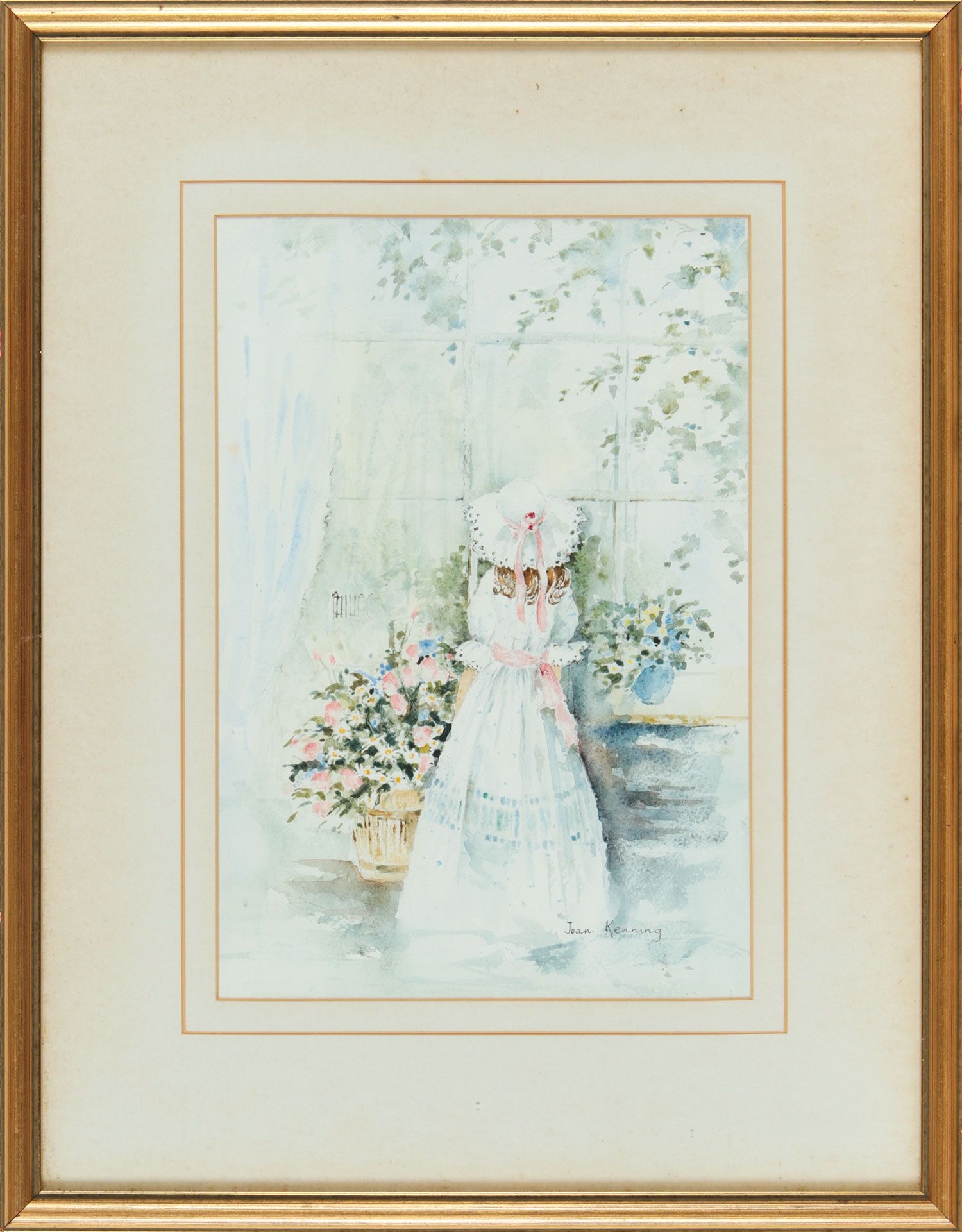 Joan Kenning | GIRL BY A WINDOW | MutualArt