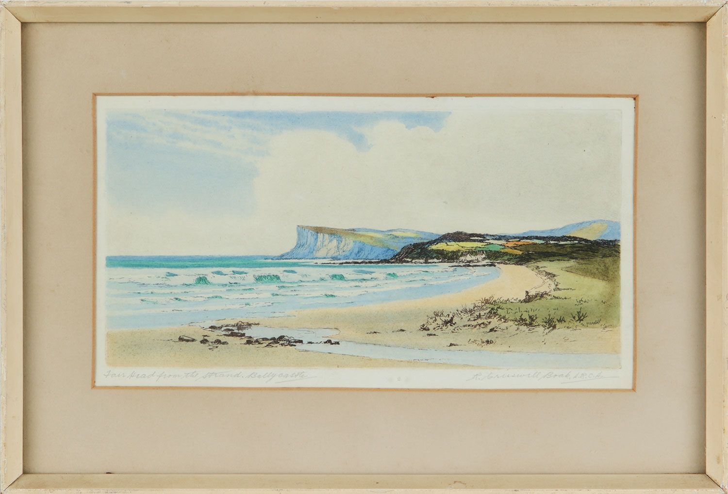 Robert Cresswell Boak | FAIRHEAD FROM THE STRAND, BALLYCASTLE | MutualArt