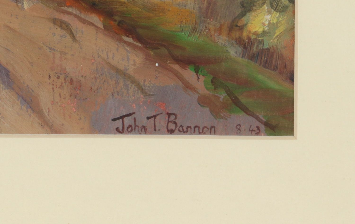 John Thomas Bannon | A CHAT BY THE ROADSIDE | MutualArt
