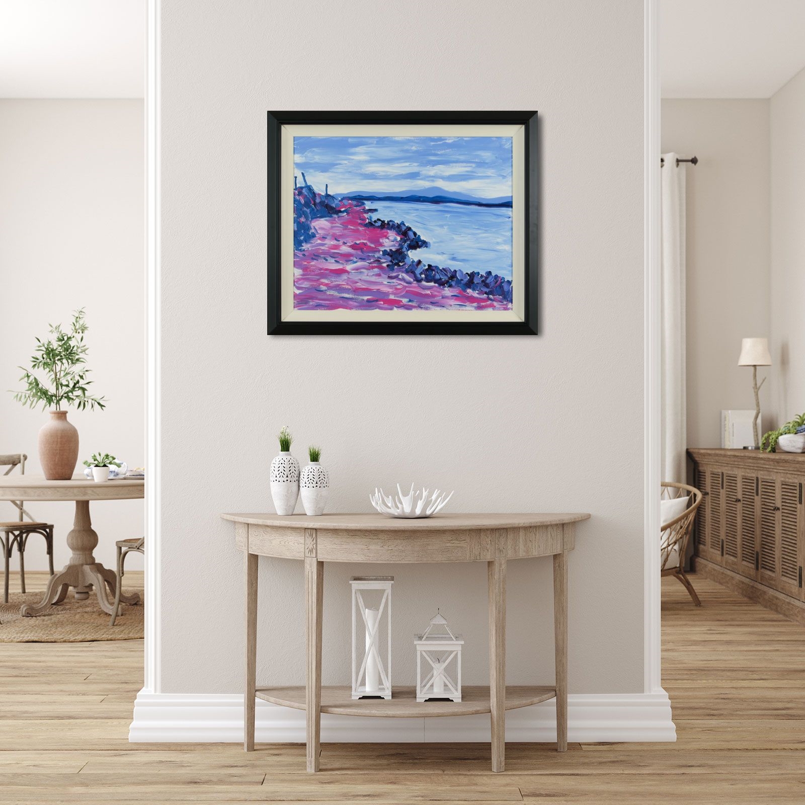 Sean Patrick | CAHORE BEACH, WEXFORD IN PURPLE & BLUE | MutualArt
