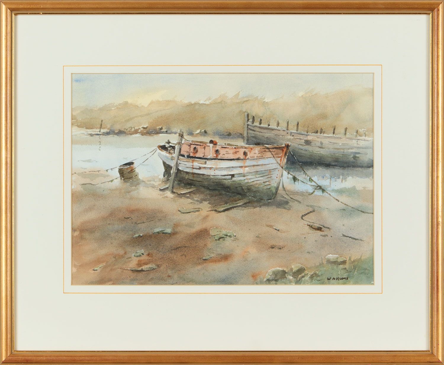 William Hume | THE OLD BEACHED BOAT | MutualArt