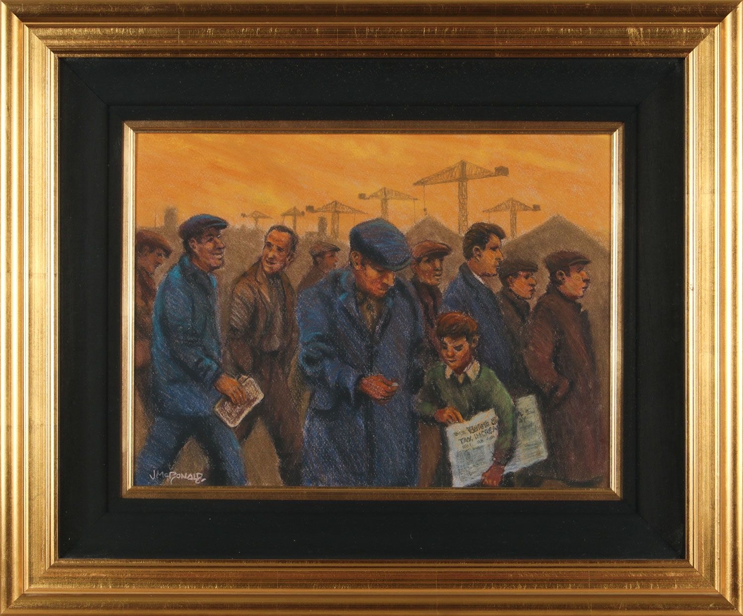 James McDonald | AT THE SHIPYARD | MutualArt