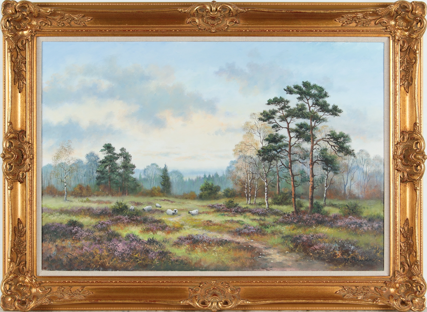 Wendy Reeves | SHEEP AMONG THE HEATHER | MutualArt