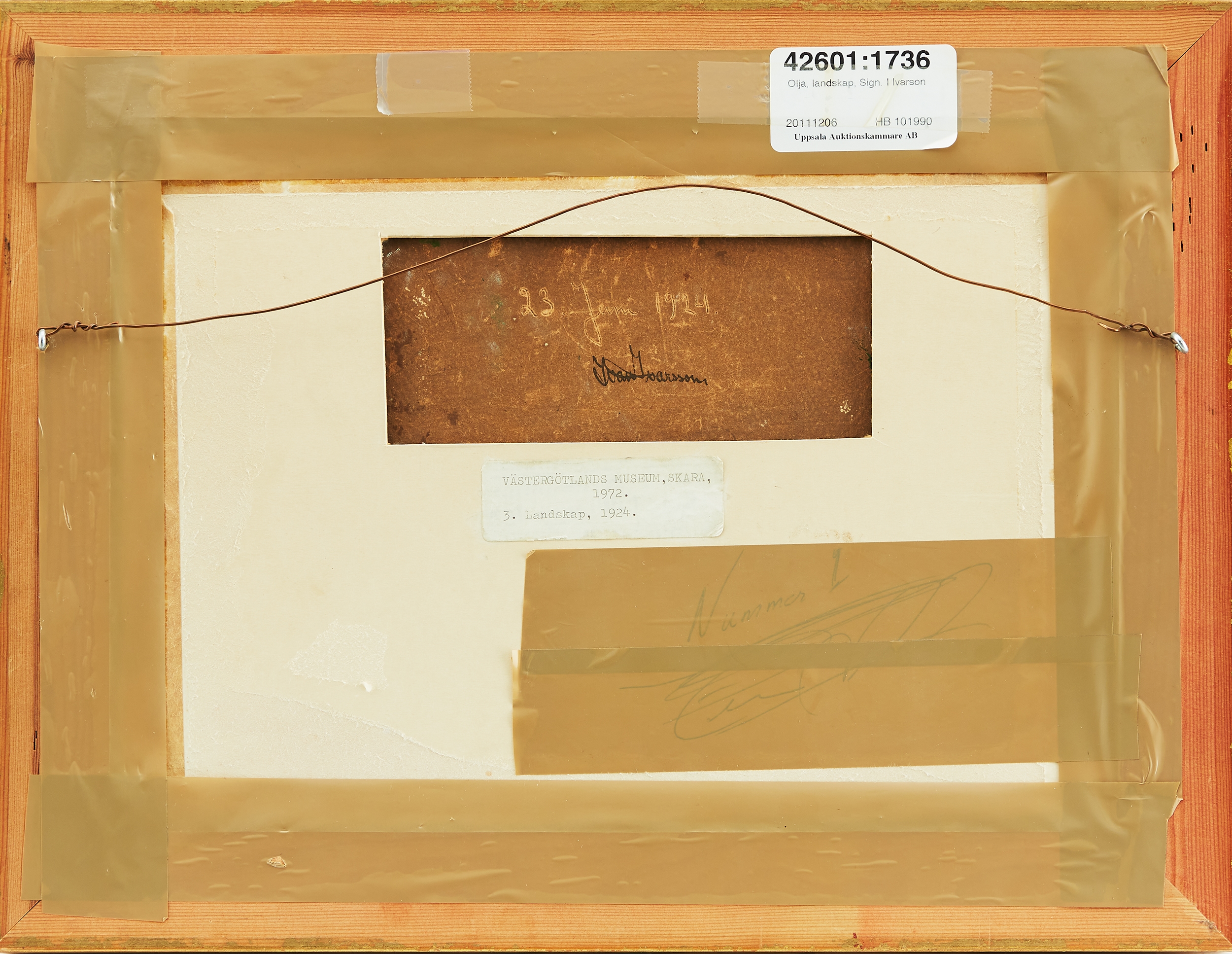 Ivan Ivarson | Landskap (1924) | MutualArt
