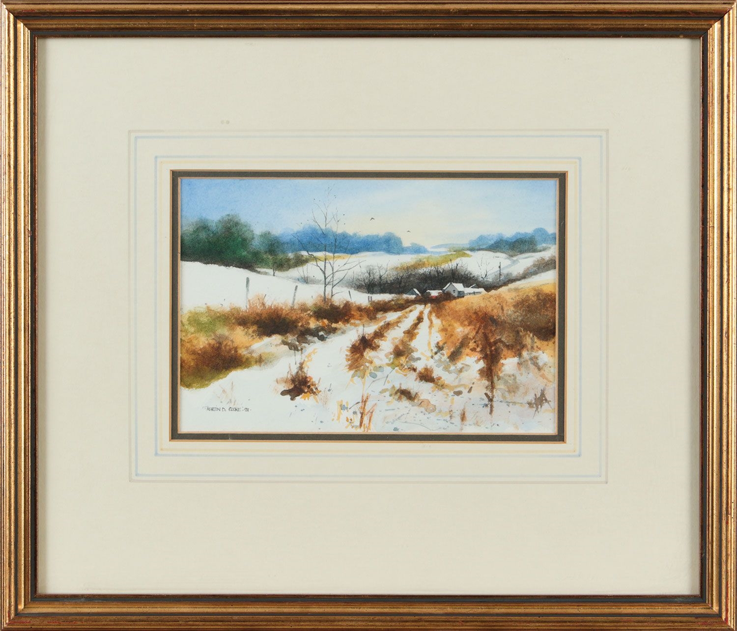 Martin D. Cooke | WINTER IN THE DRUMLINS | MutualArt