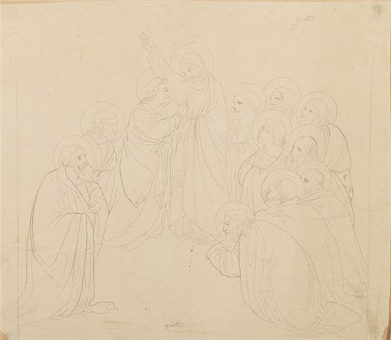 Giotto | Dessin d'après Giotto DI BONDONE dit GIOTTO. | MutualArt
