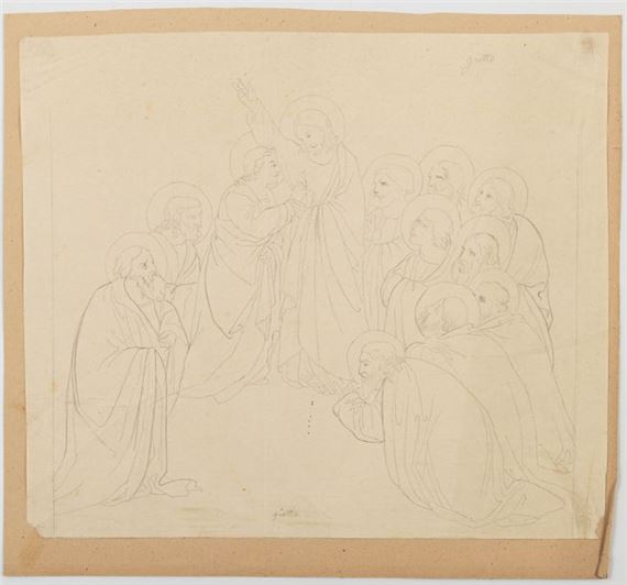 Giotto | Dessin d'après Giotto DI BONDONE dit GIOTTO. | MutualArt