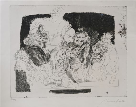 Alfred Hrdlicka | o.T (1982) | MutualArt