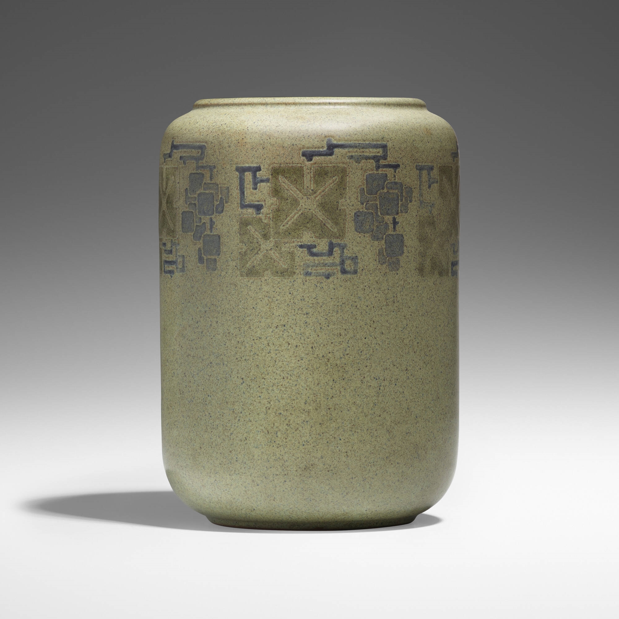 Arthur Eugene Baggs | Rare vase with conventionalized grapevines (1908 ...