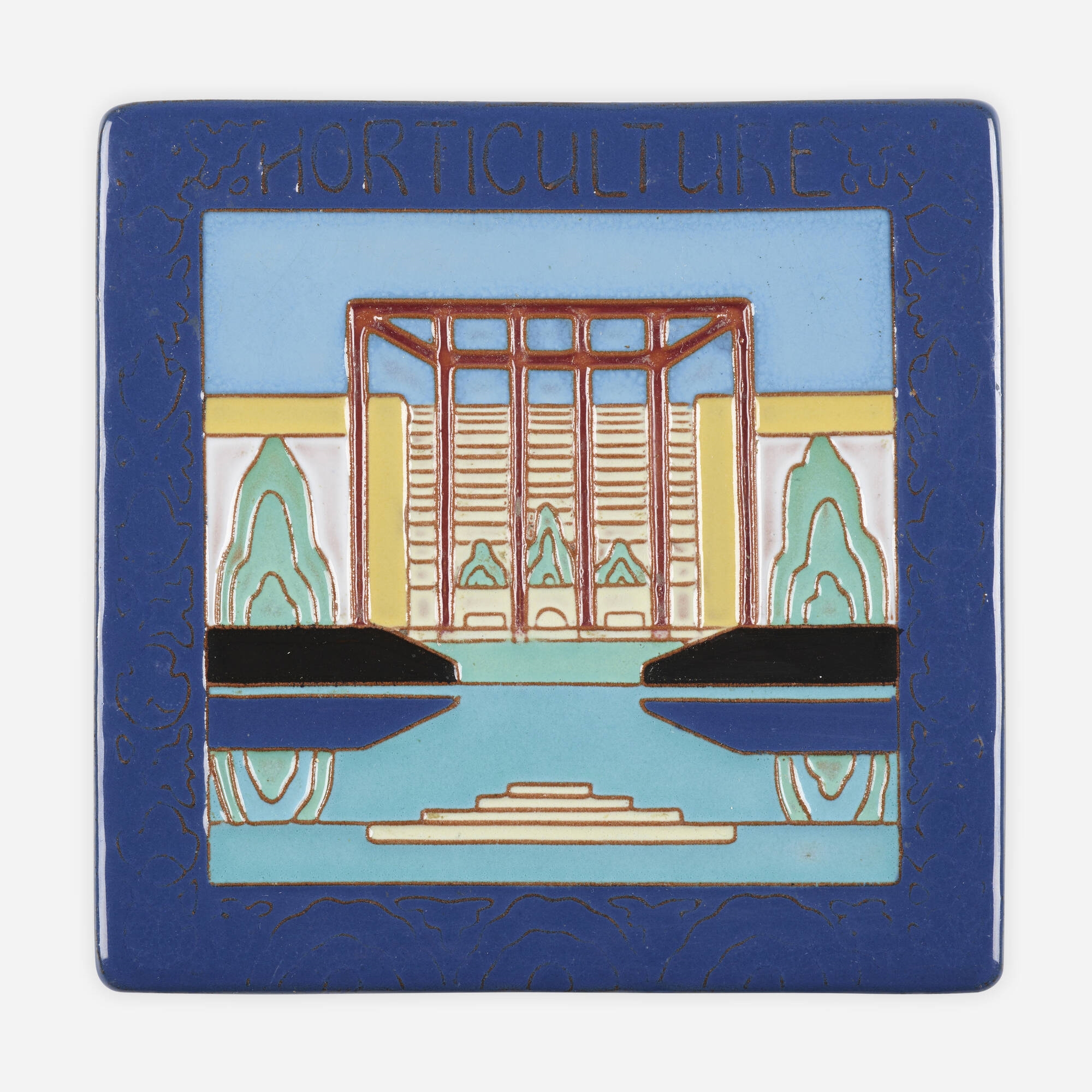 California Faience | Rare Chicago World’s Fair Horticultural tile ...