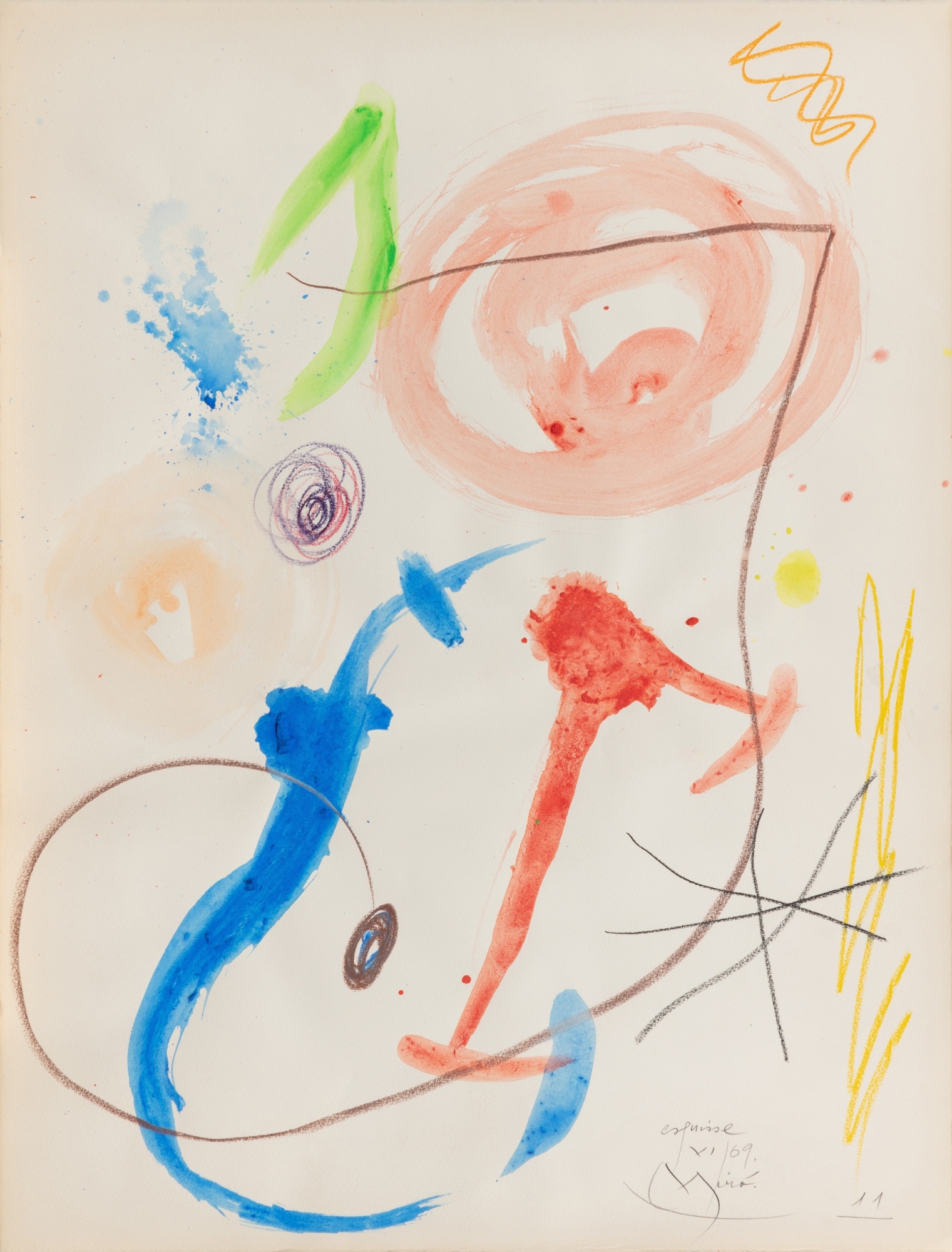 Joan Miró | Sans Titre, projet pour un livre (Pastorales (1969) | MutualArt