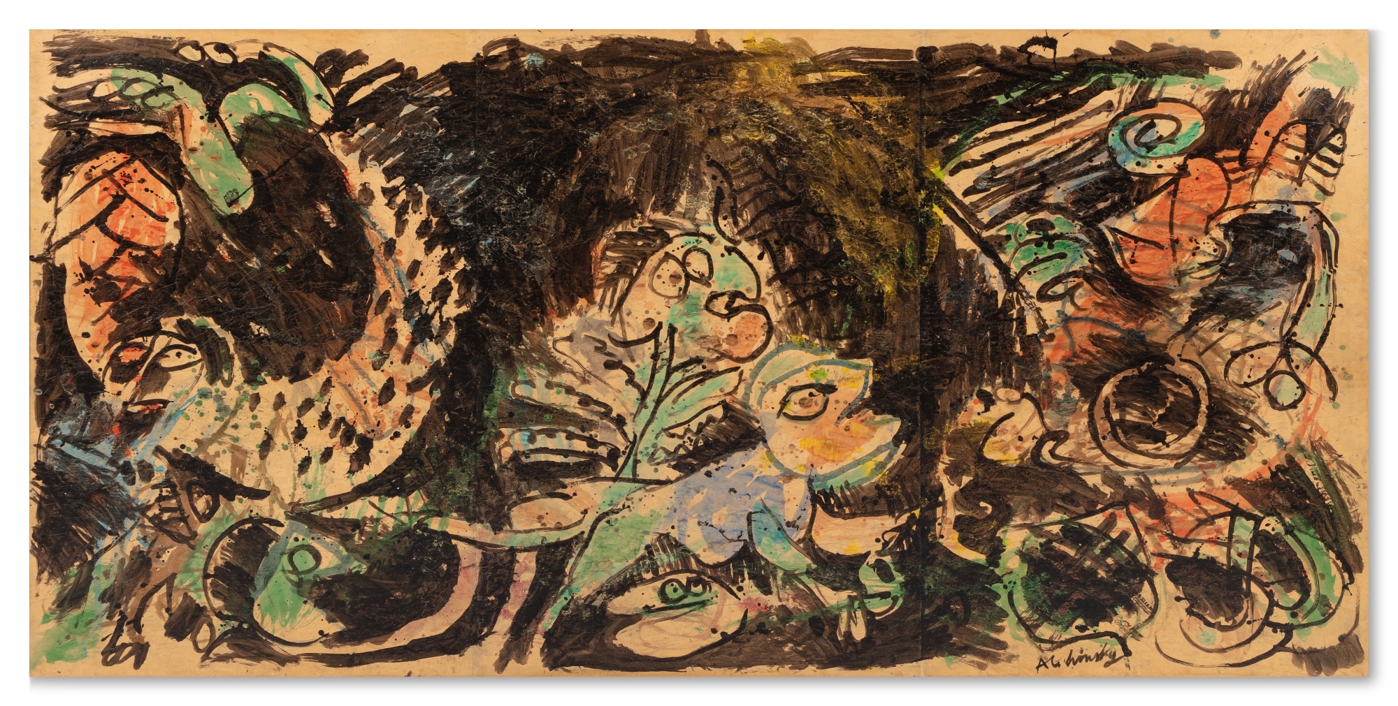 Pierre Alechinsky | DE PLUMES ET D'APPARAT (1979) | MutualArt