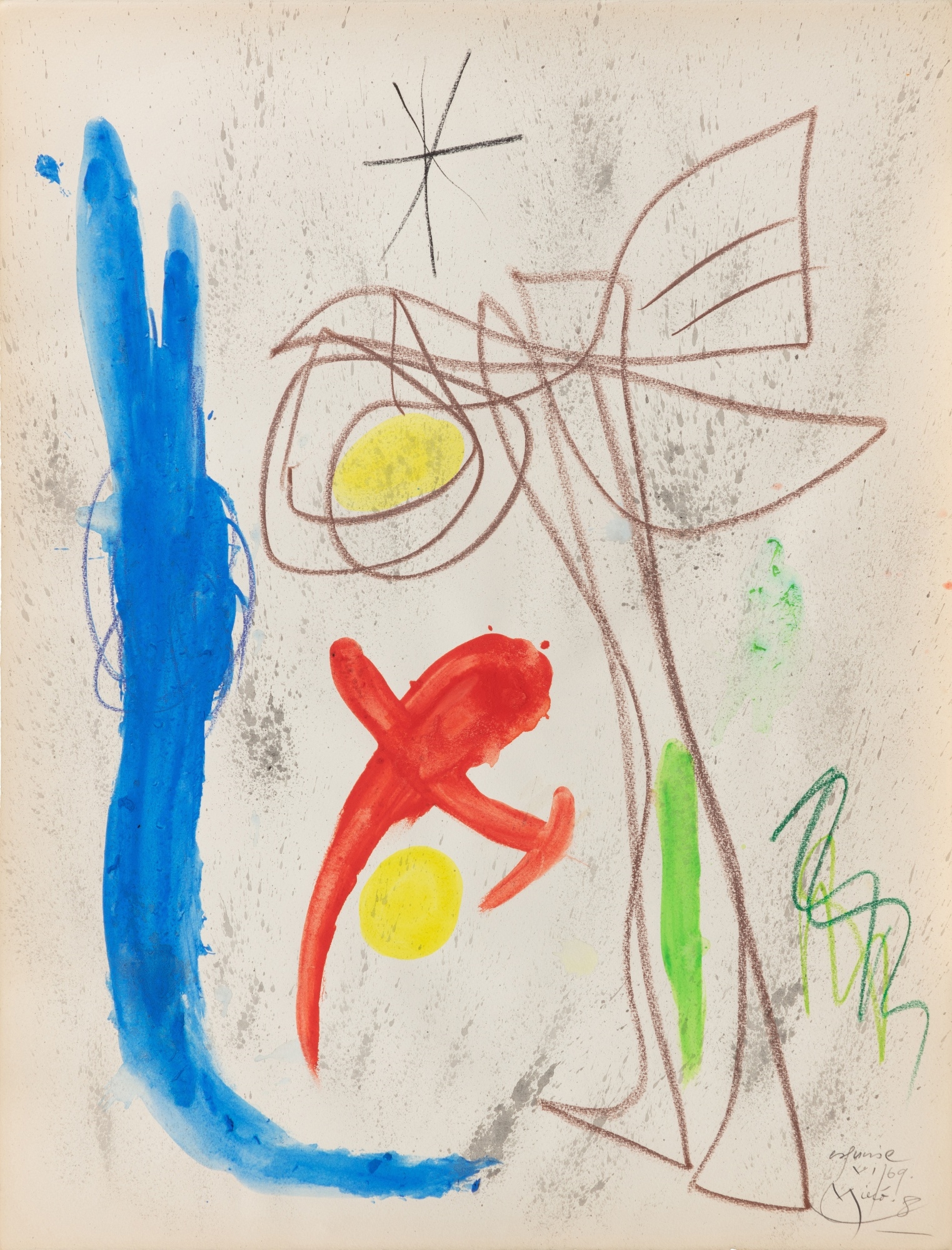 Joan Miró | Sans titre, projet pour un livre (Pastorales (1969) | MutualArt