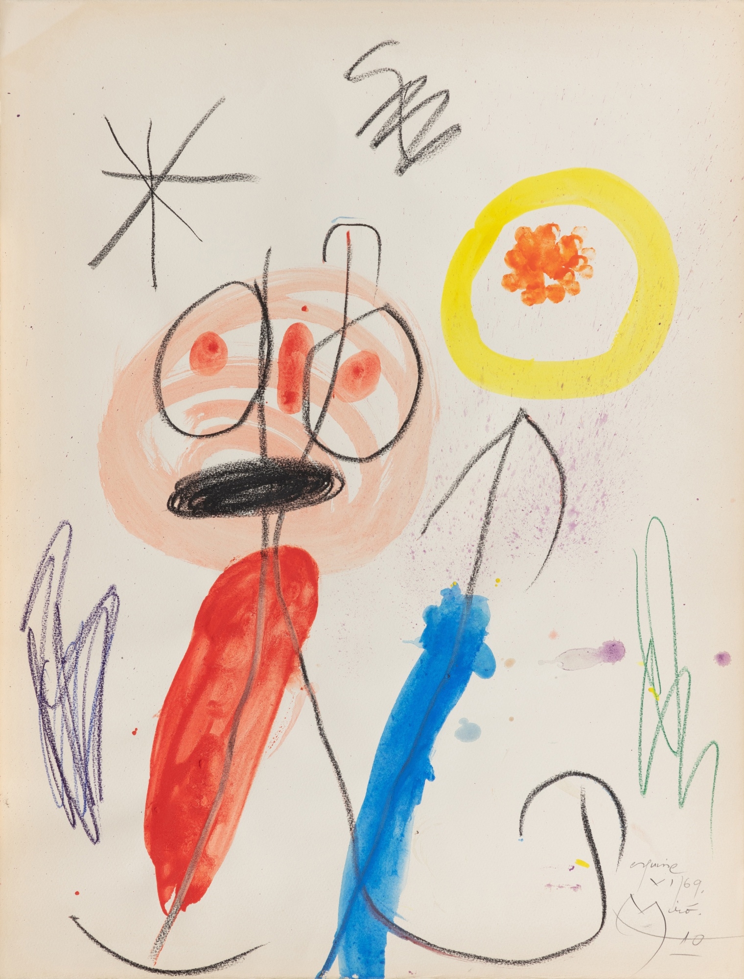 Joan Miró | Sans Titre, projet pour un livre (Pastorales (1969) | MutualArt