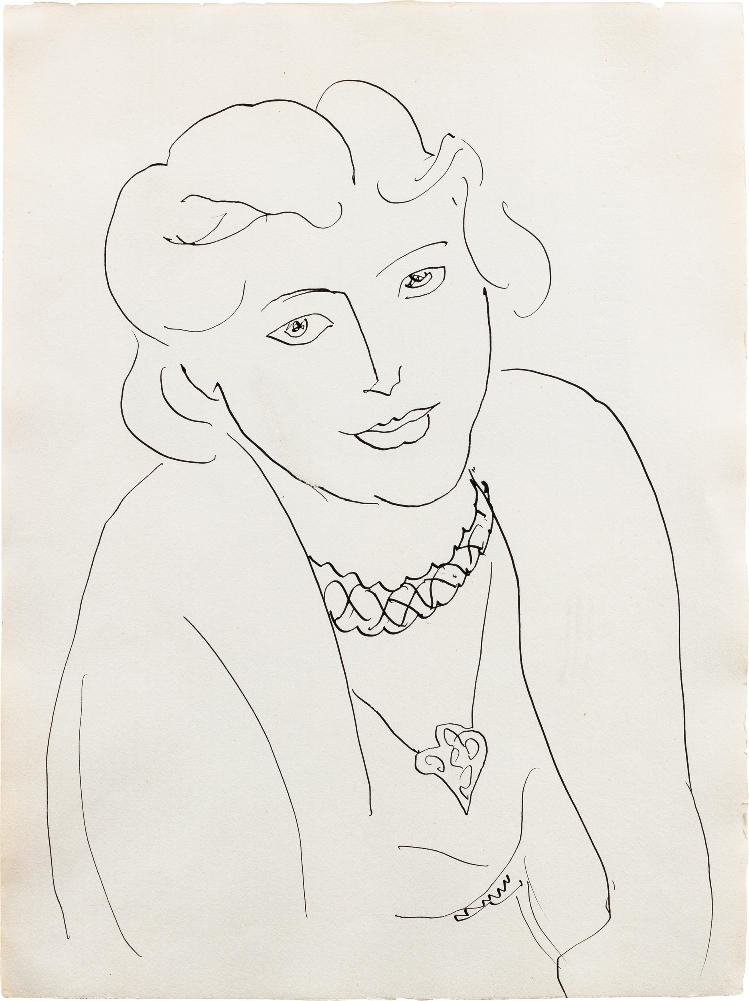 Henri Matisse | PORTRAIT D'OLGA MERSON | MutualArt