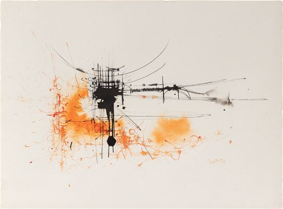 Georges Mathieu | Composition (1958) | MutualArt