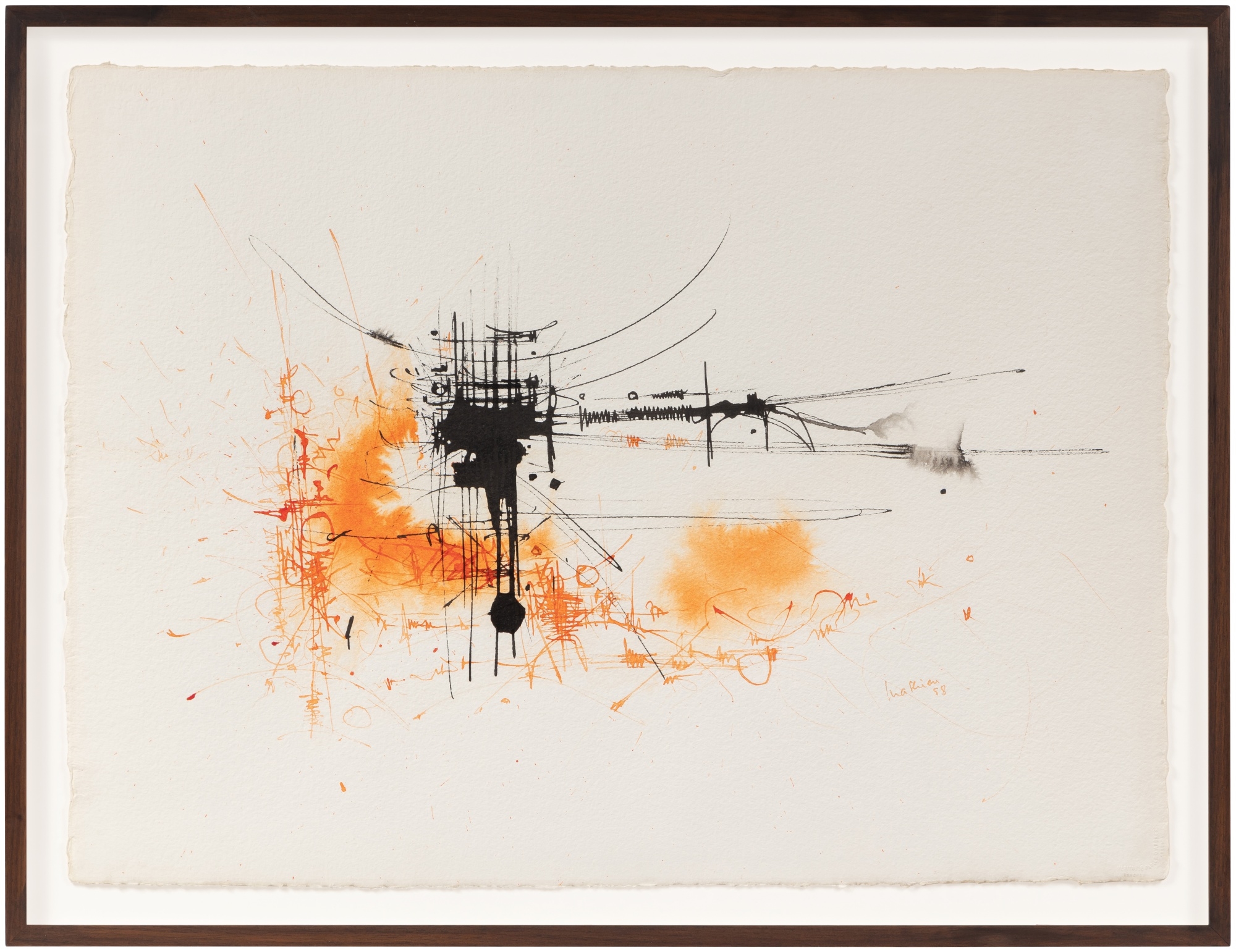 Georges Mathieu | Composition (1958) | MutualArt