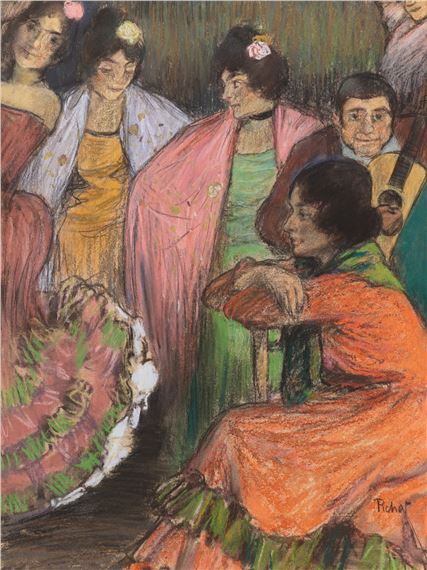 Ramón Pichot Gironès | Scène de cabaret | MutualArt