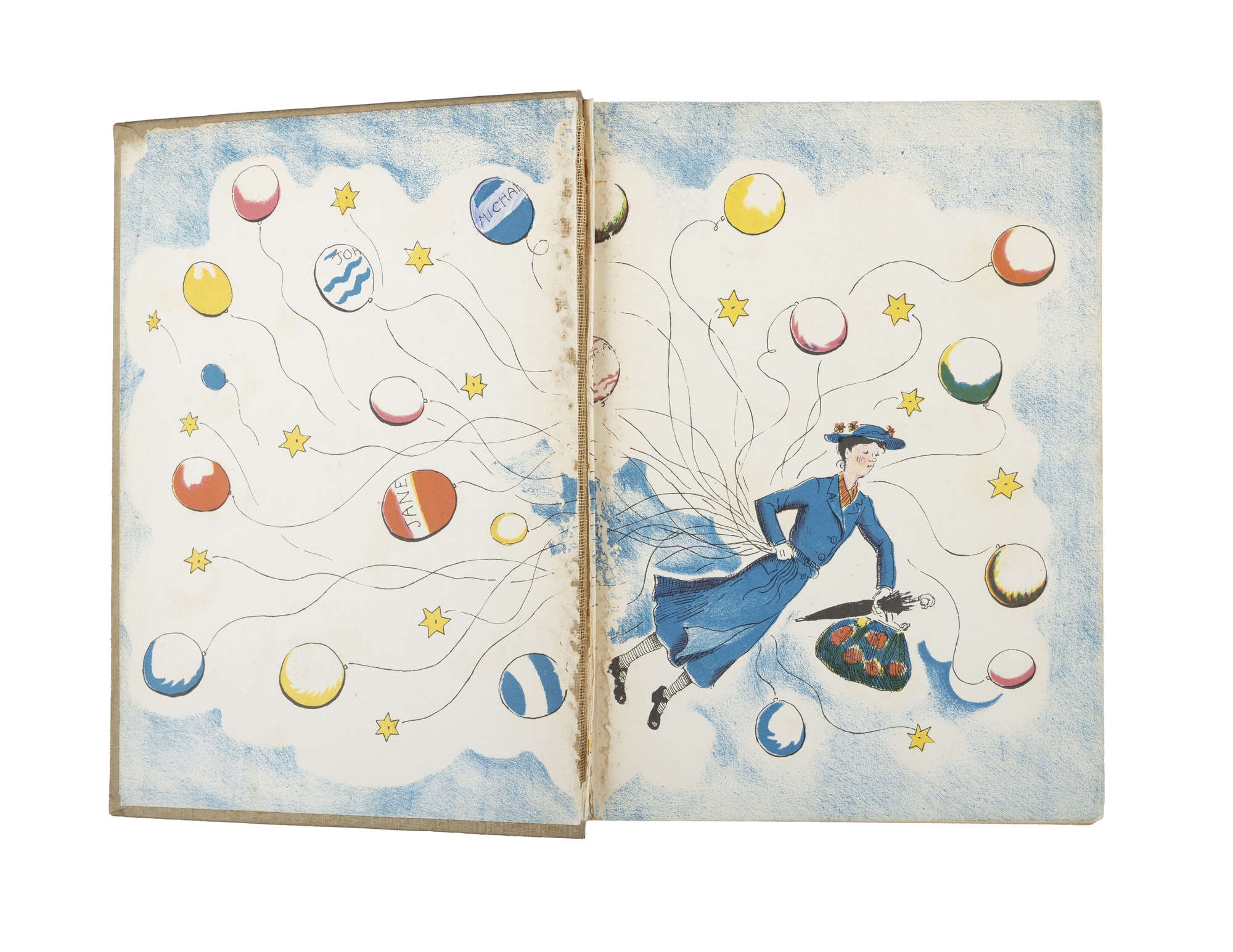 Mary Shepard | Mary Poppins and Mary Poppins Comes Back, illustrations ...