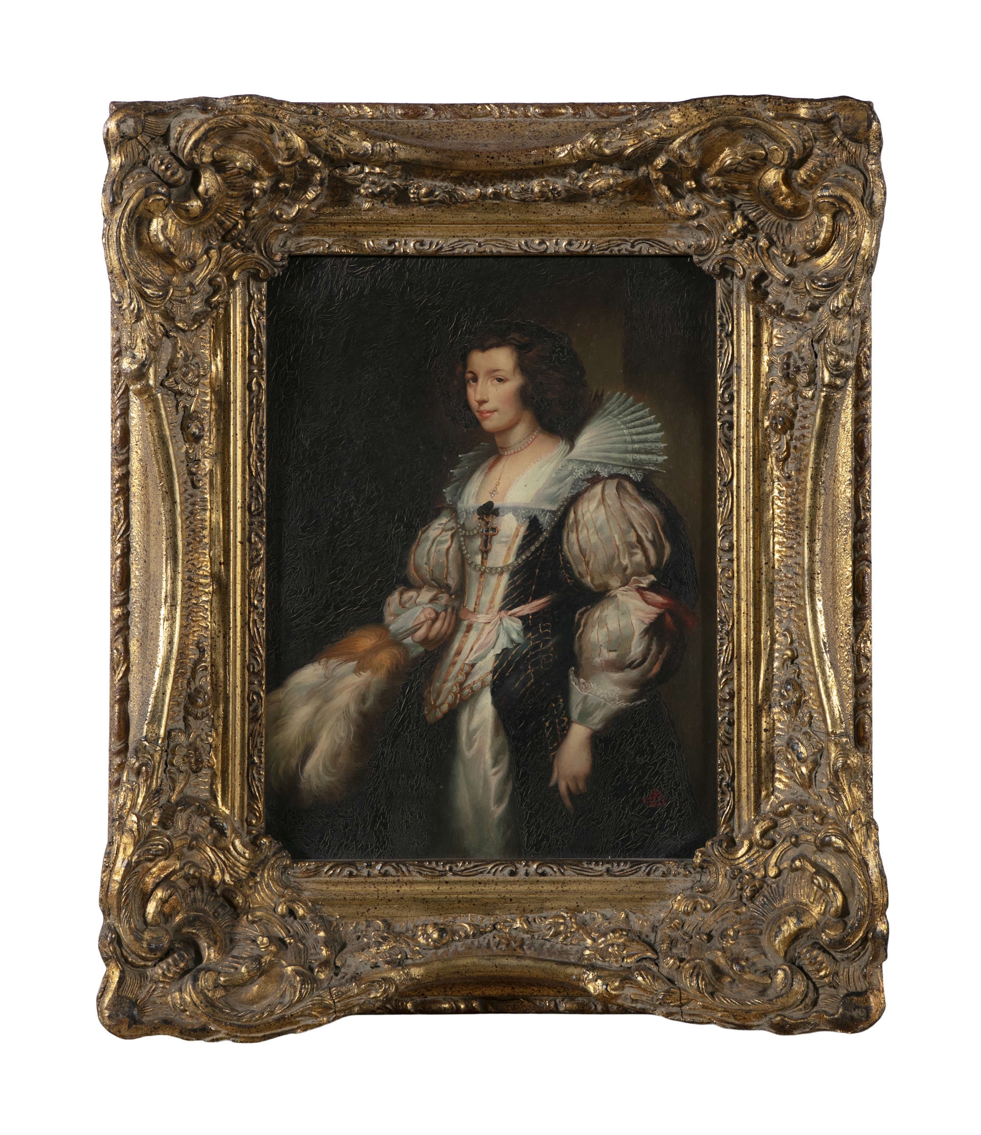 Anthony van Dyck | Portrait of Marie-Louise de Tassis | MutualArt