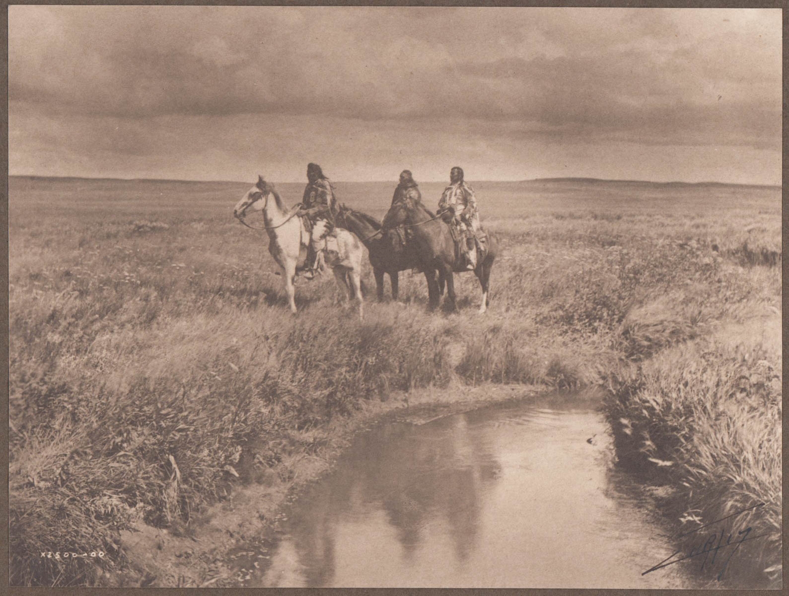 Edward S. Curtis | Edward Curtis [The Three Chiefs-Piegan] (1858 ...