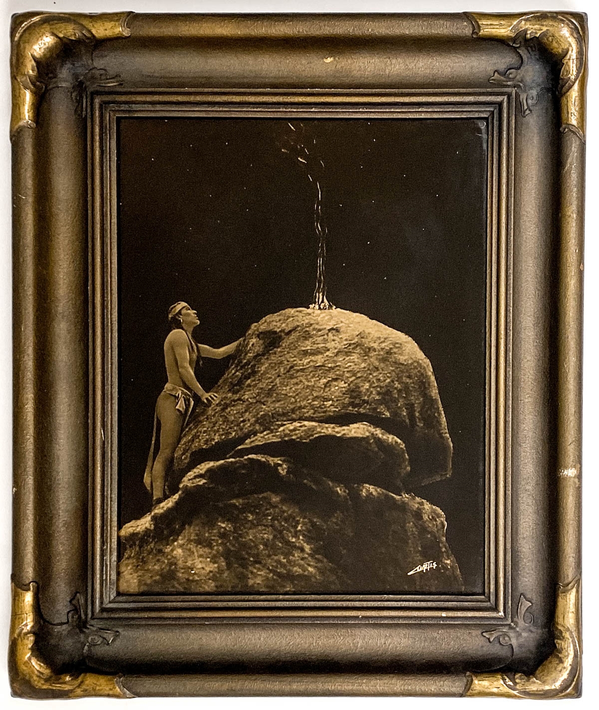 Edward S. Curtis | Signal Fire to the Mountain Gods | MutualArt