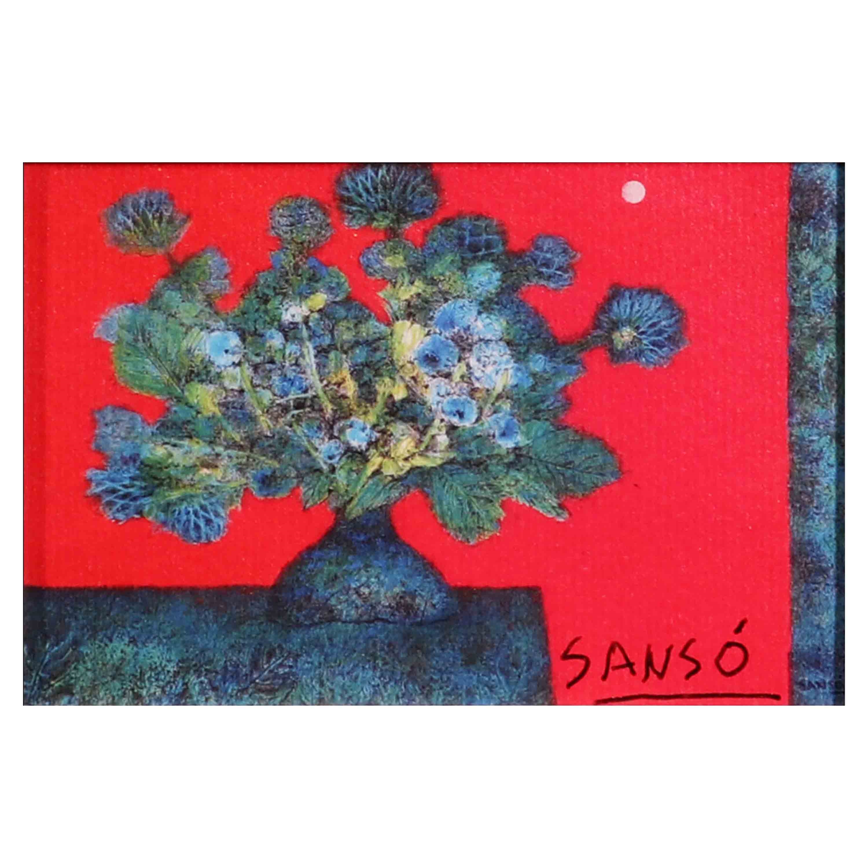 Juvenal Sansó | Framed Notecard Based on Juvenal Sansó's Artwork issued ...