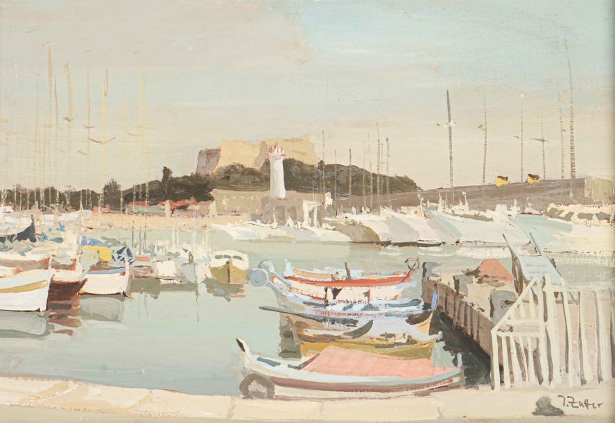 Jonathan Zutter | The port of Antibes. | MutualArt